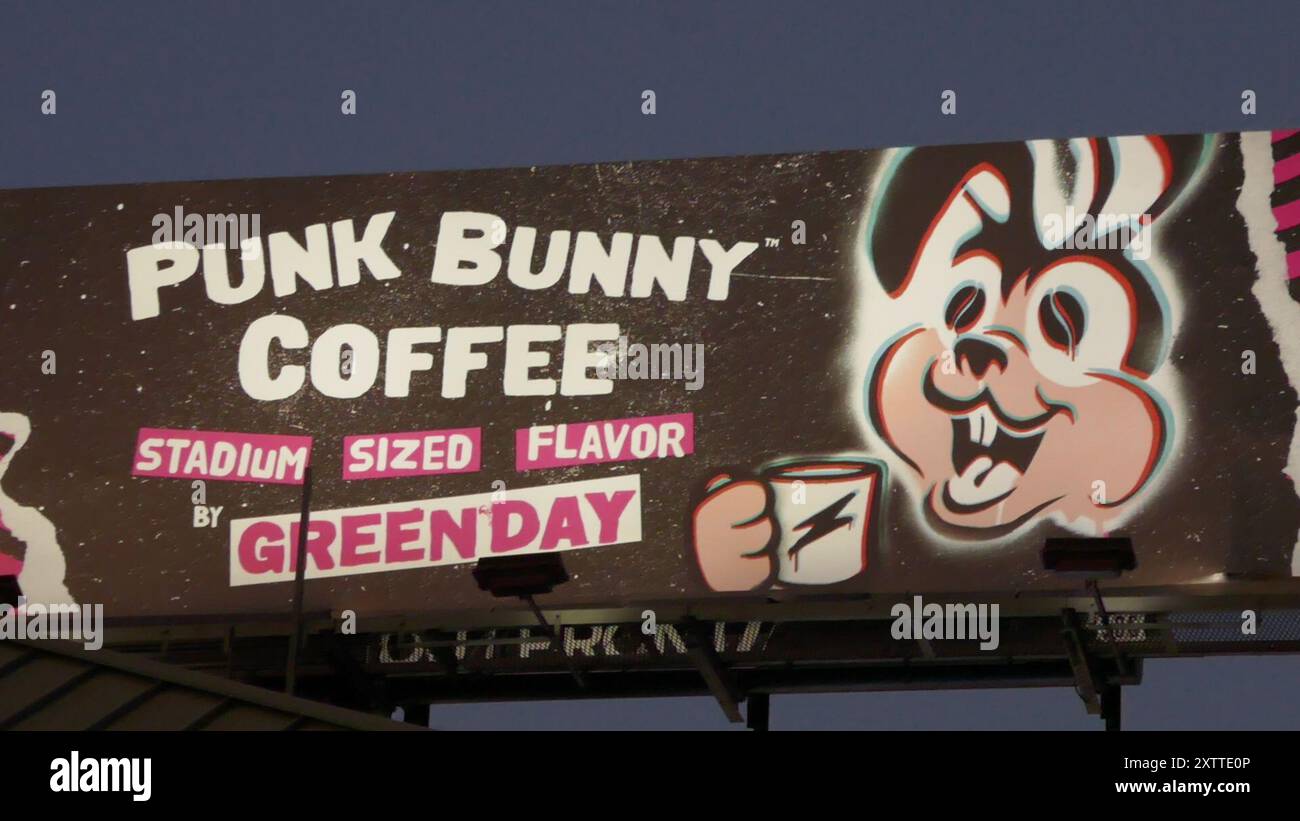 Los Angeles, California, USA 14th August 2024 Green Day Punk Bunny ...
