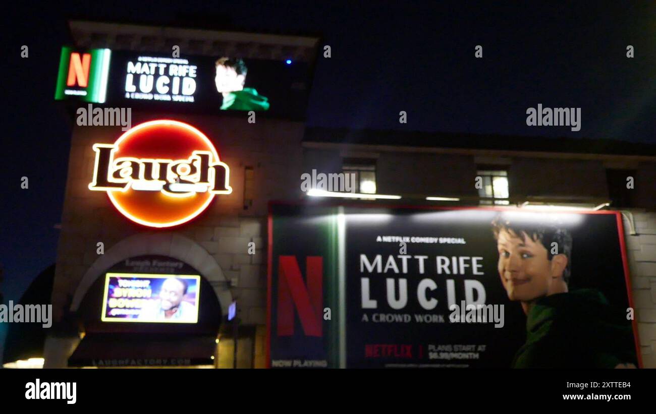 Los Angeles, California, USA 14th August 2024 Comedian Matt Rife Lucid A Crowd Work Special ...