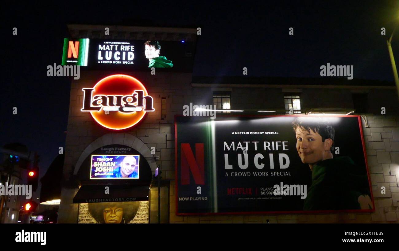 Los Angeles, California, USA 14th August 2024 Comedian Matt Rife Lucid A Crowd Work Special ...