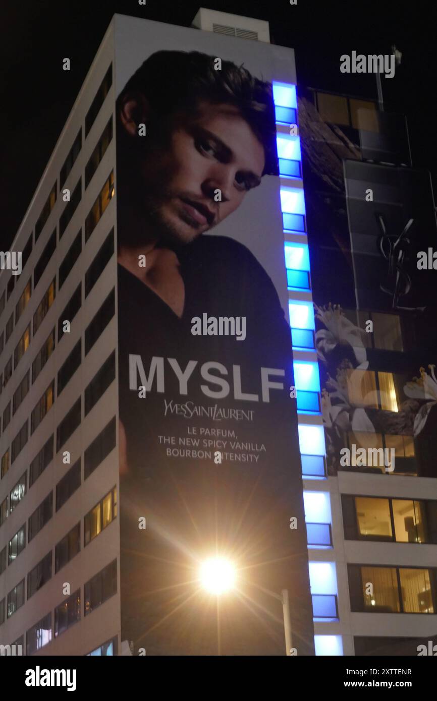 Los Angeles, California, USA 14th August 2024 Austin Butler YSL Parfum ...