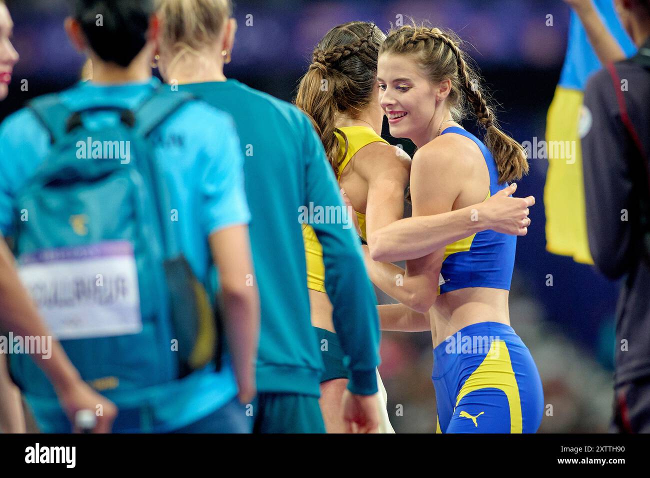PARIS, FRANCE - 4 AUGUST, 2024: MAHUCHIKH Yaroslava, Women's High Jump ...