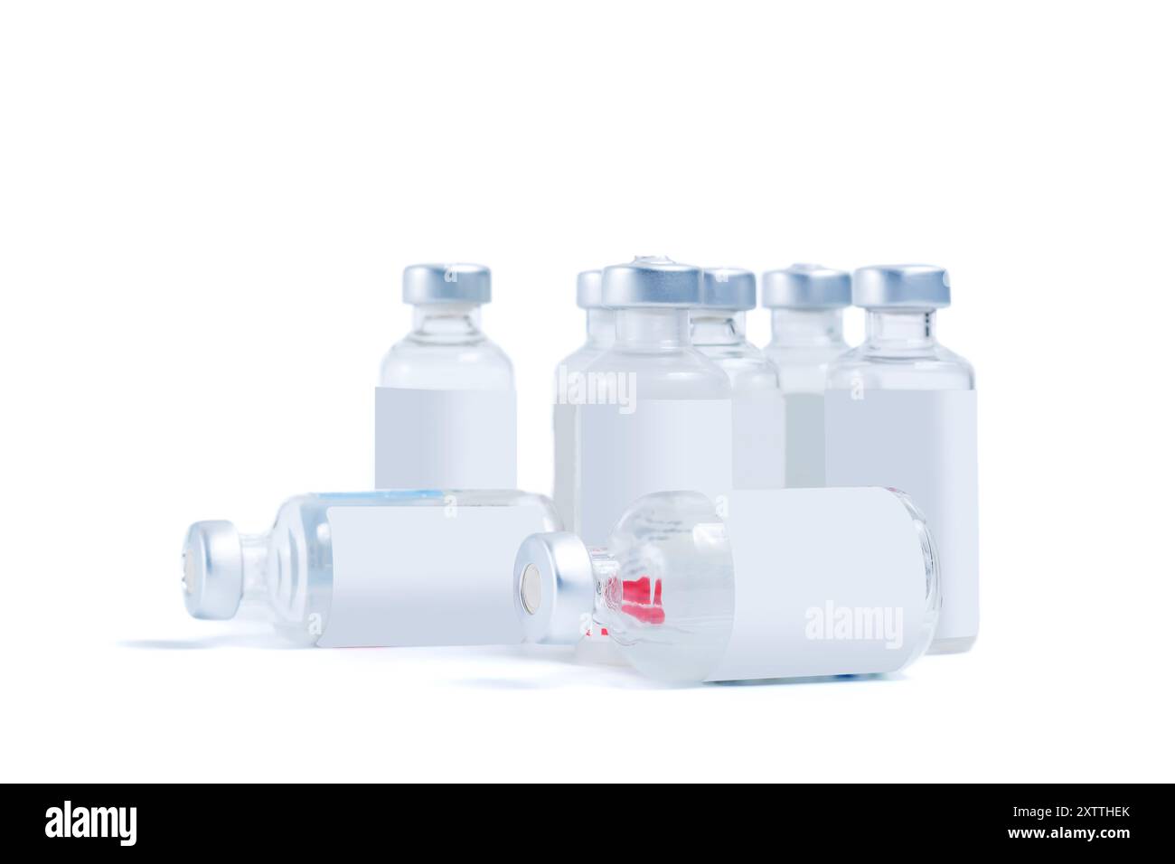 Vaccine lab vials Cut Out Stock Images & Pictures - Alamy
