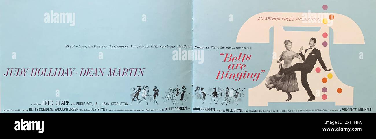 JUDY HOLLIDAY and DEAN MARTIN in BELLS ARE RINGING 1960 director ...