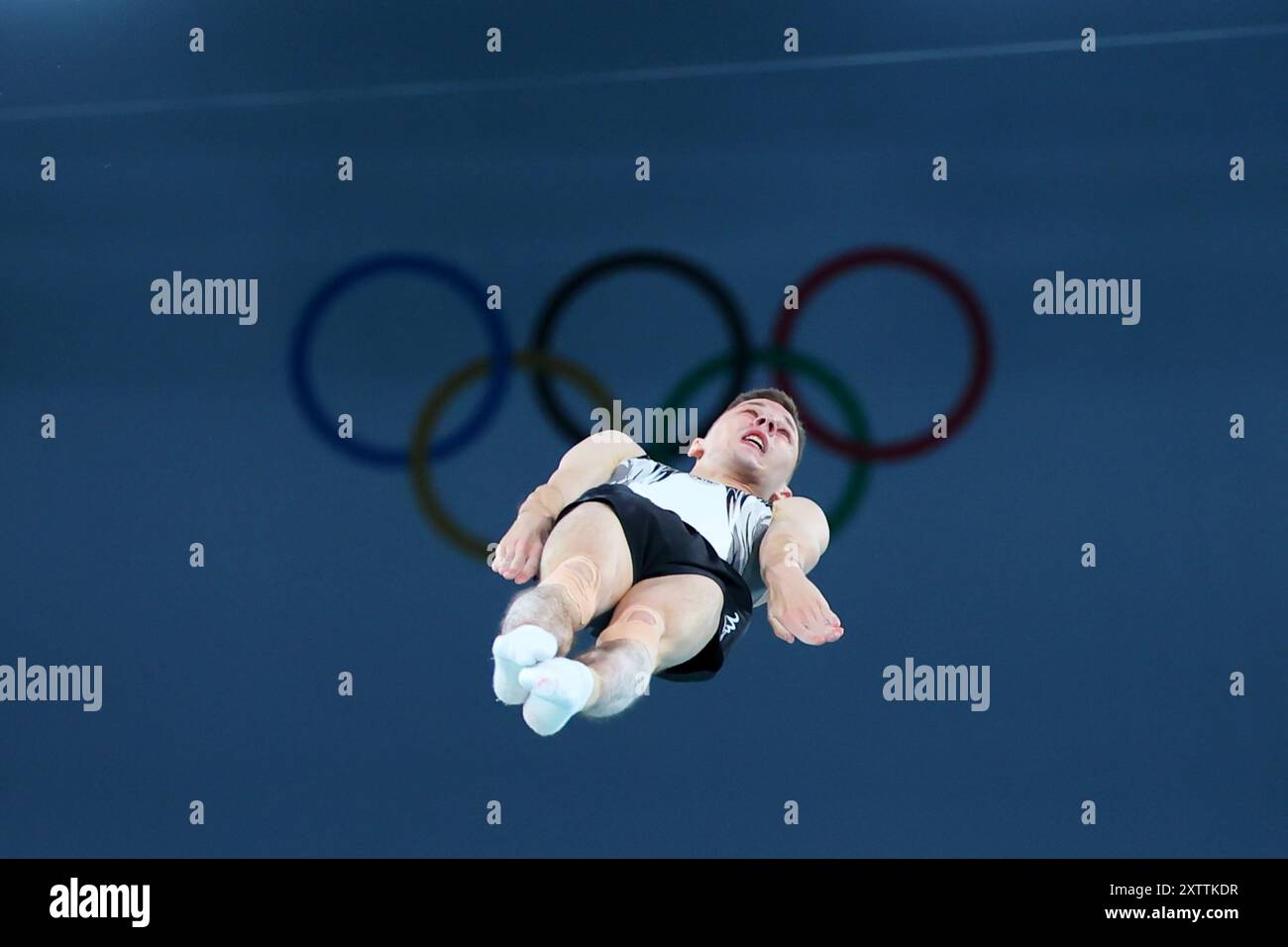 Paris, France. 2nd Aug, 2024. Ivan Litvinovich (AIN) Trampoline : Men's ...