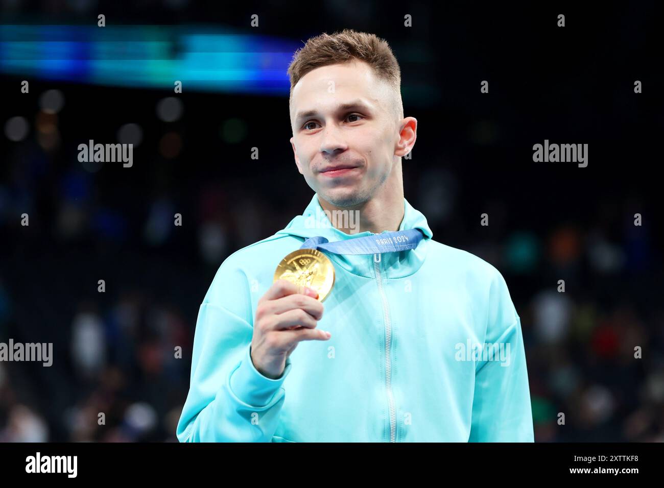 Paris, France. 2nd Aug, 2024. Ivan Litvinovich (AIN) Trampoline : Men's ...