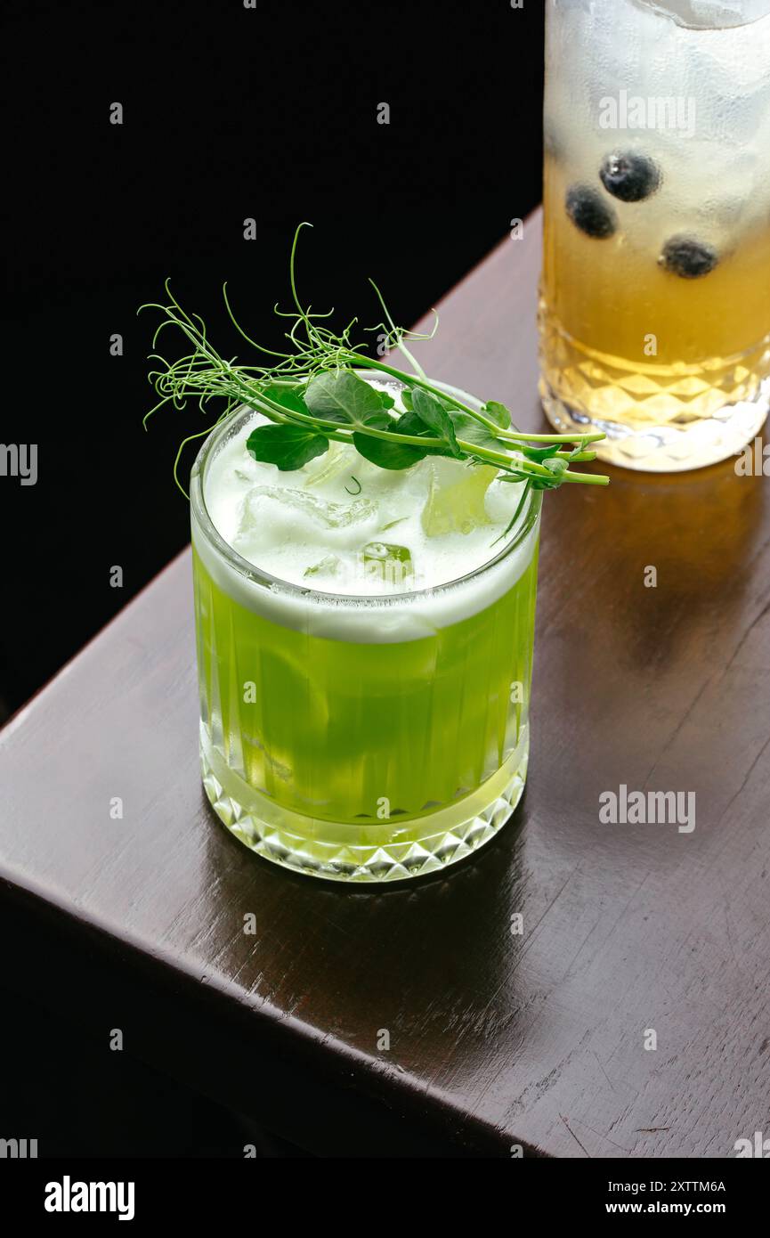 Fruit cocktail illustration hi-res stock photography and images - Alamy