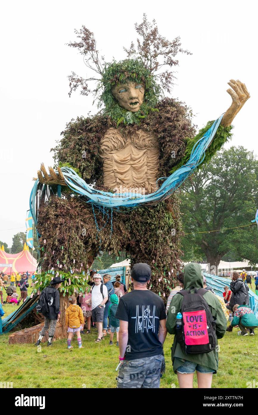 The Green Man Festival Stock Photo - Alamy