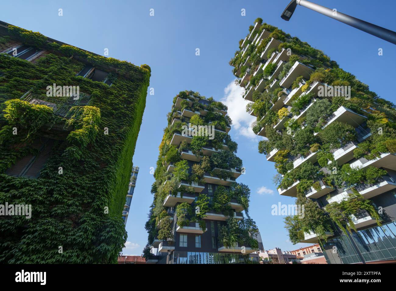 Bosco Verticale, modern residential buildings in Milan, Lombardy, Italy ...