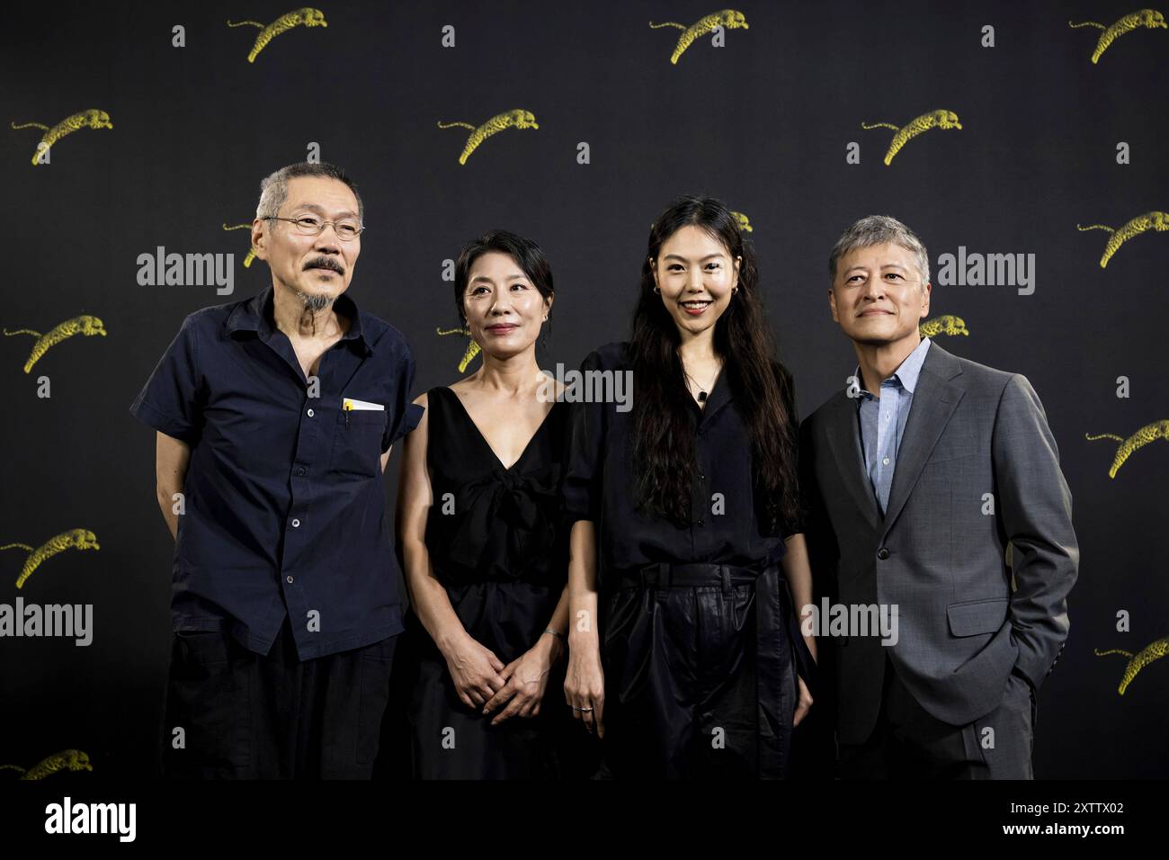 From left, South Korean director Hong Sang-soo, actresses Cho Yun-hee ...