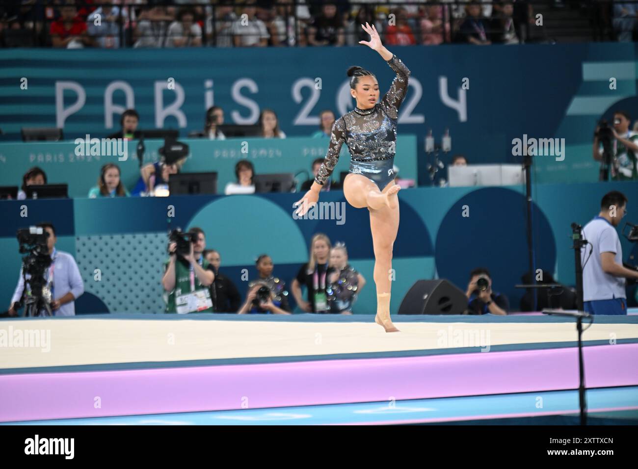 PARIS, FRANCE-28 July 2024: Sunisa Lee of USA during the Artistic ...