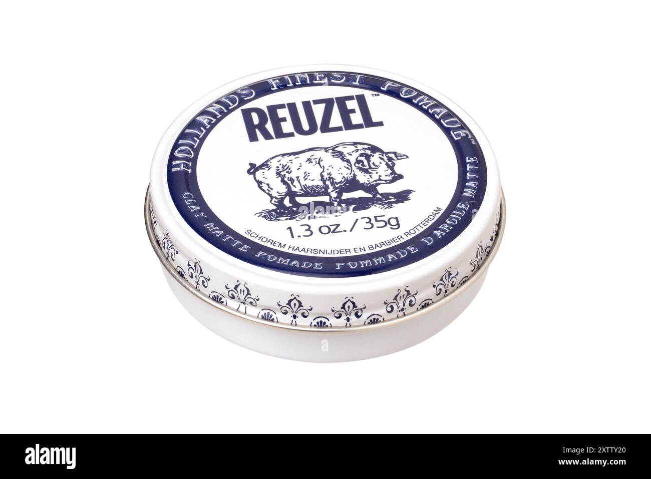 CHISINAU, MOLDOVA - July 18, 2024: REUZEL hair styling man, fiber ...