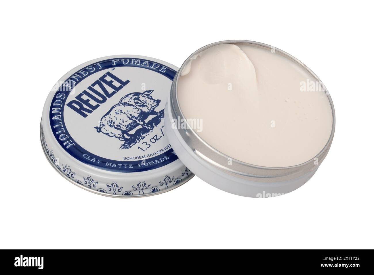 CHISINAU, MOLDOVA - January 25, 2024: REUZEL hair styling man, fiber ...