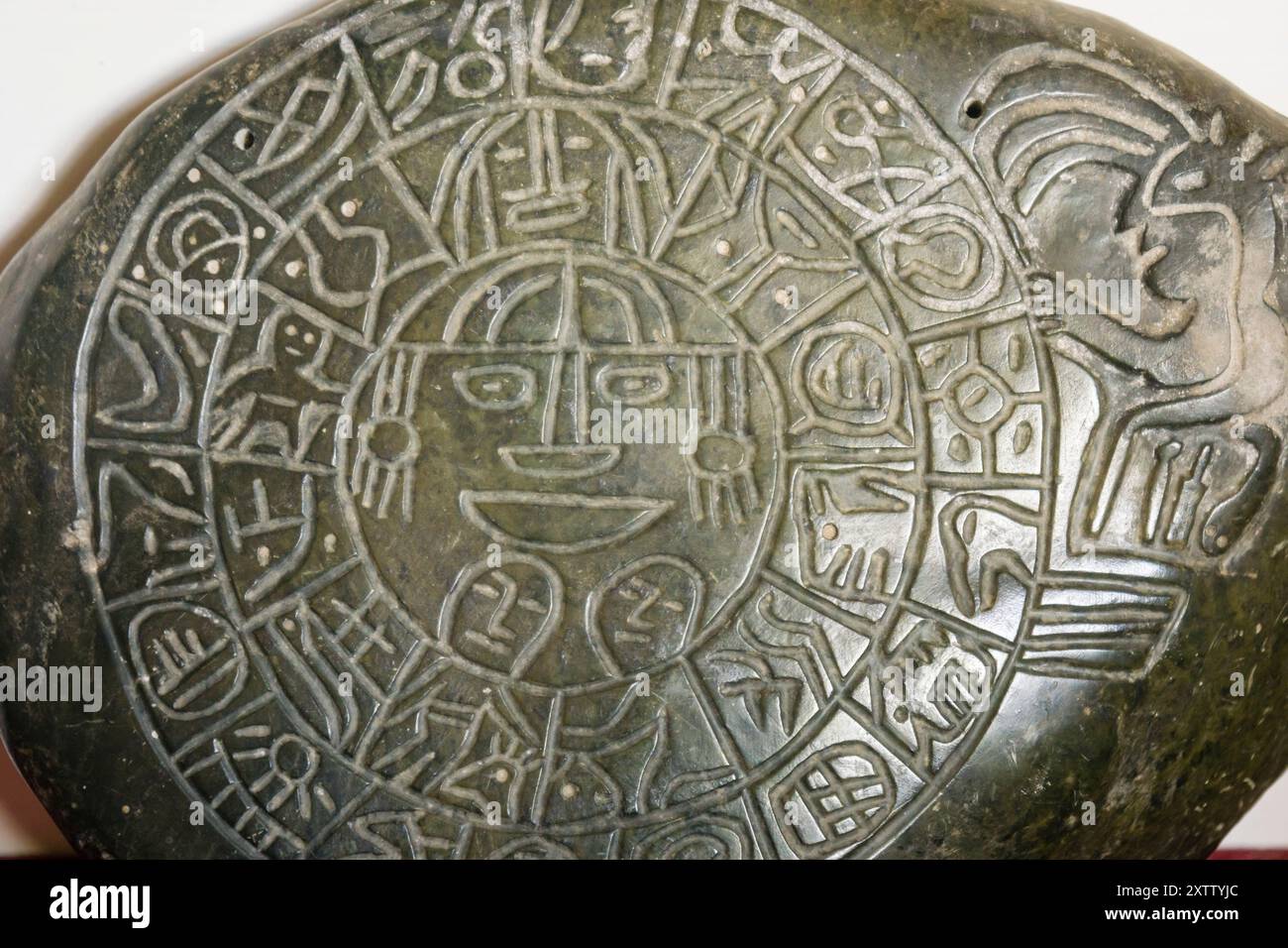 Jade tablets, central square museum, Chichicastenango, municipality of ...