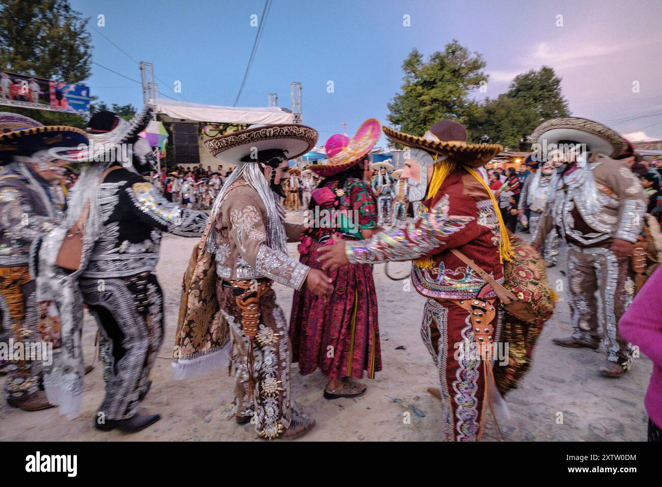 Dance of the Mexicans in charro dresses, Santo Tomás Chichicastenango ...