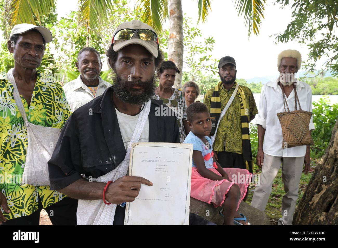 PAPUA NEW GUINEA, Madang, village Riwo, former german colony German New ...