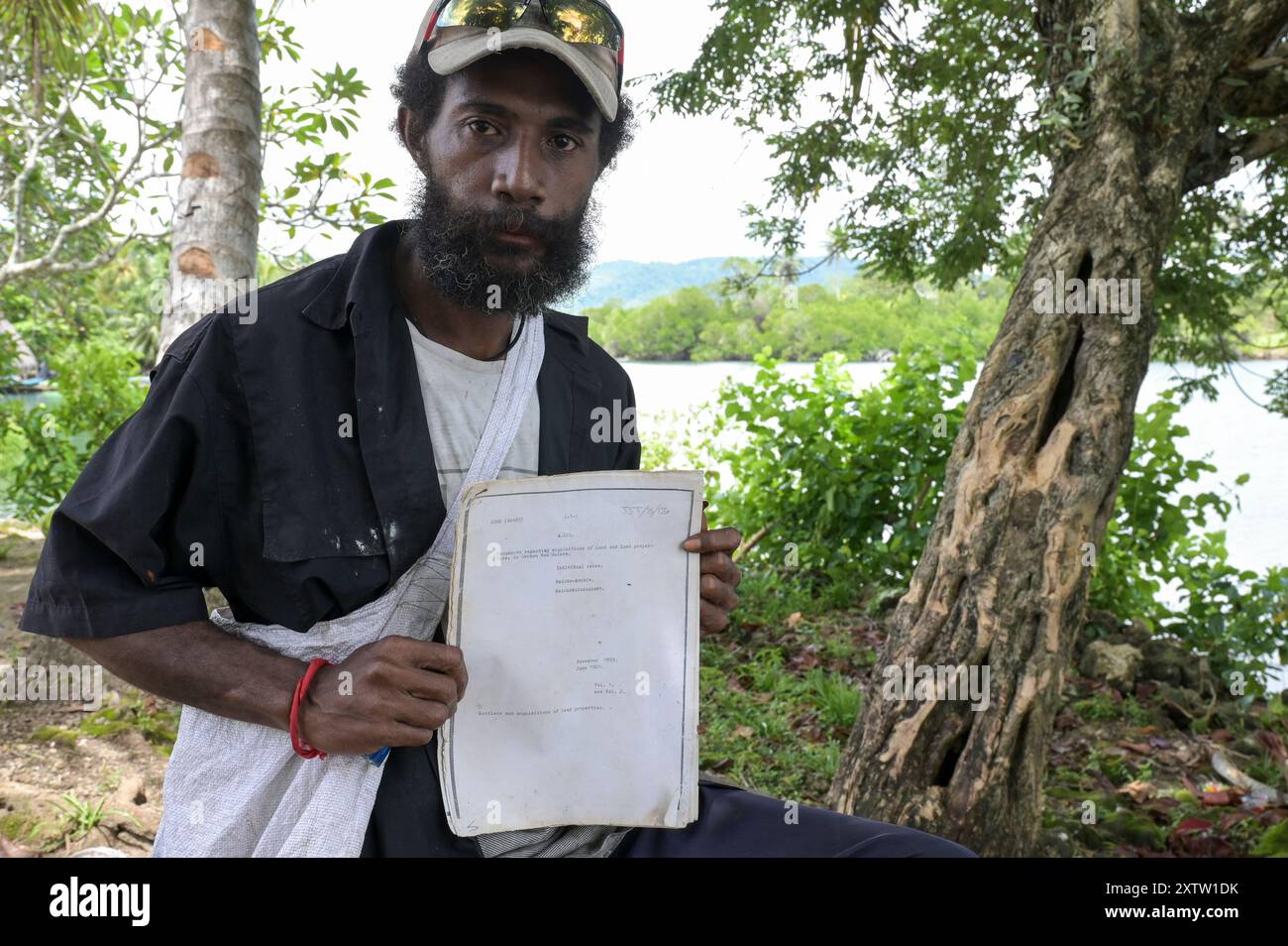 PAPUA NEW GUINEA, Madang, village Riwo, former german colony German New ...