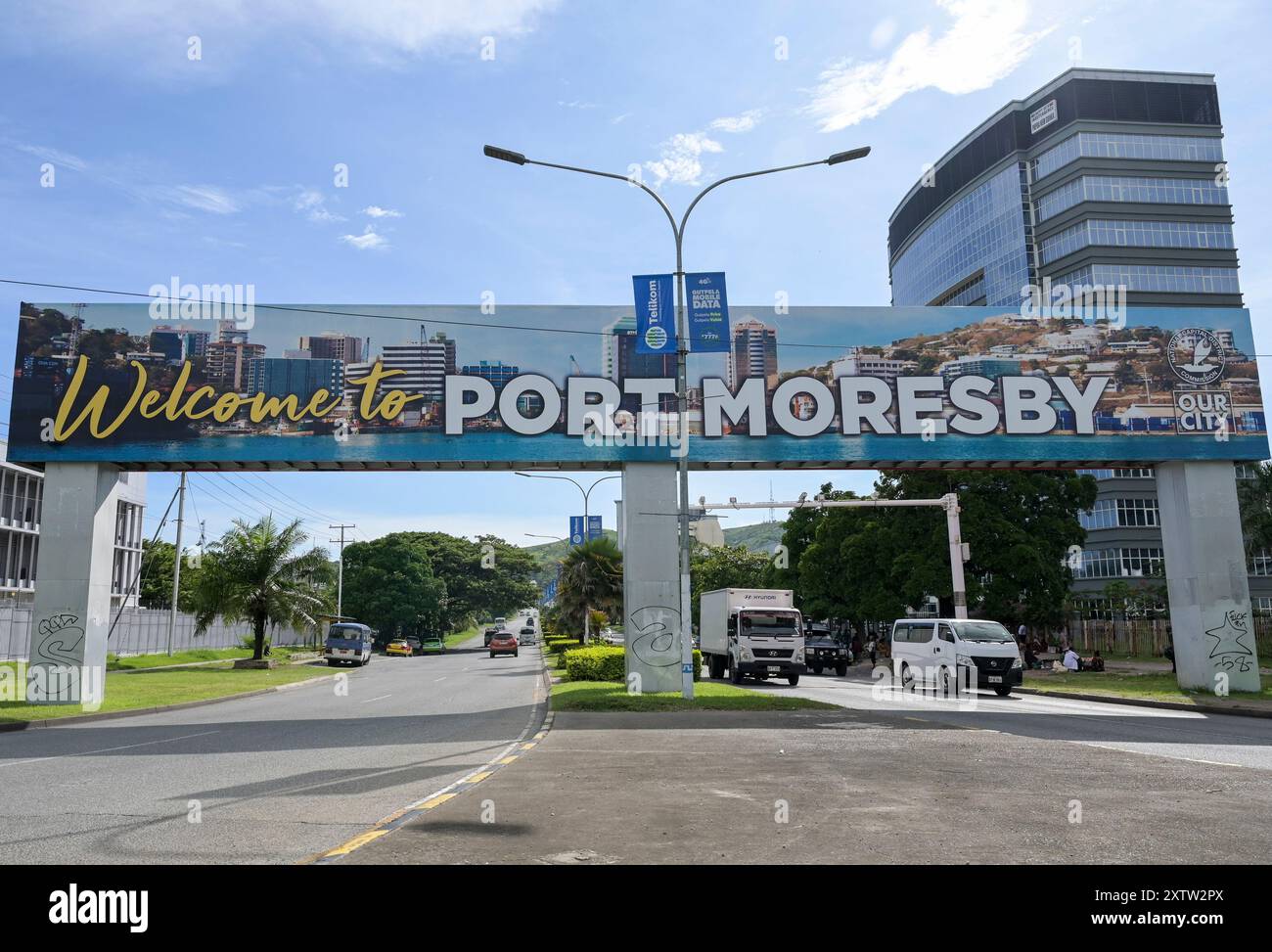 PAPUA NEW GUINEA, Port Moresby, Waigani neighborhood / PAPUA NEUGUINEA ...
