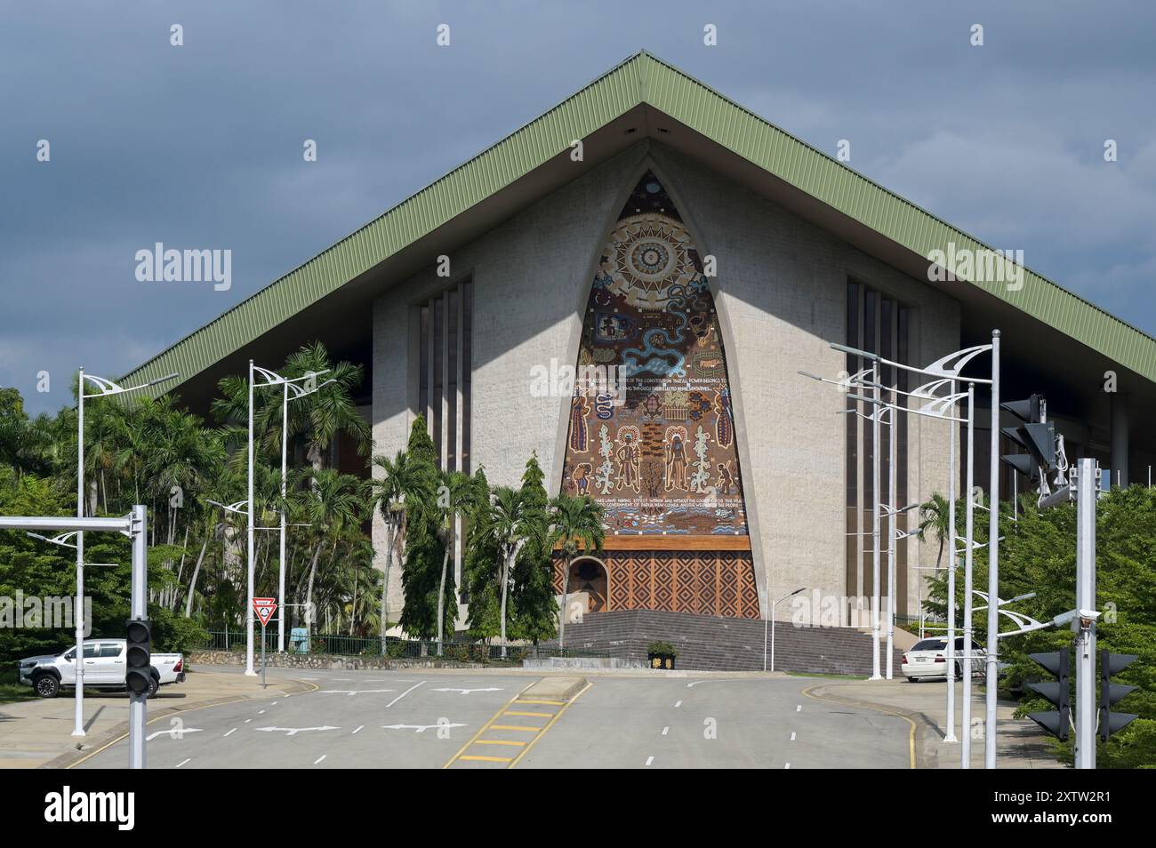 PAPUA NEW GUINEA, Port Moresby, Waigani, Papua New Guinea Parliament ...
