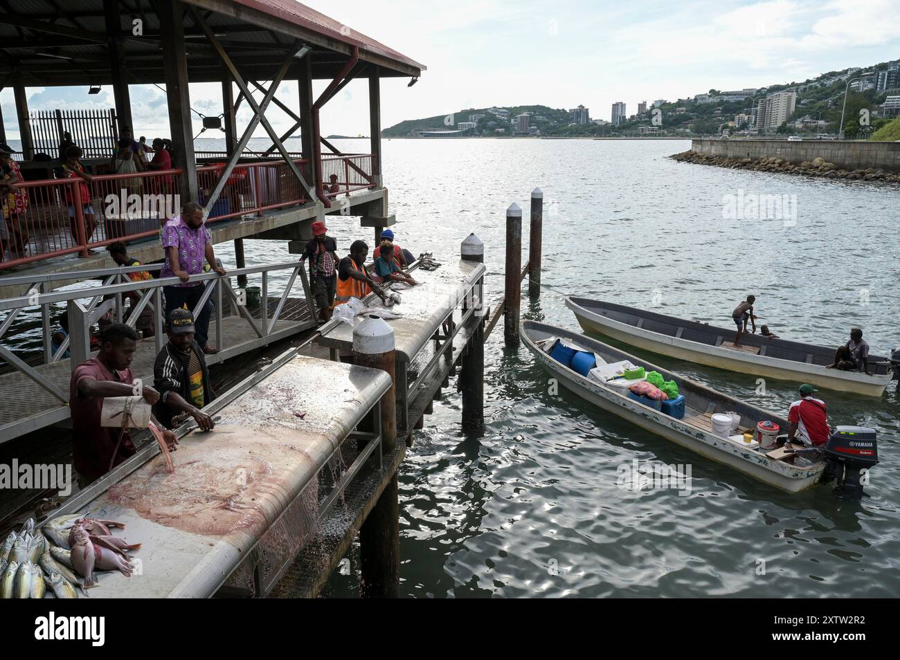 PAPUA NEW GUINEA, Port Moresby, Koki fish market / PAPUA NEUGUINEA ...