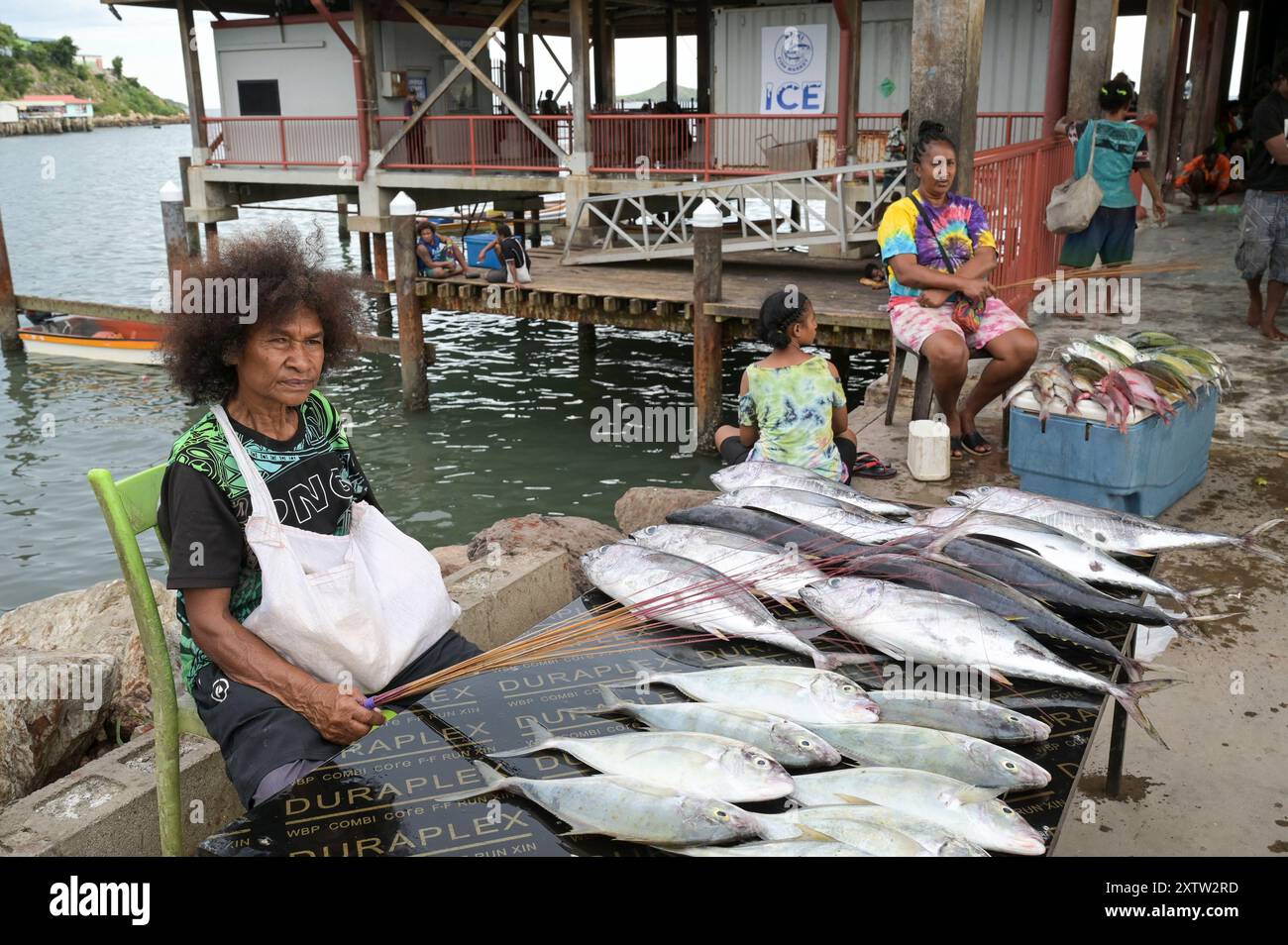 PAPUA NEW GUINEA, Port Moresby, Koki fish market / PAPUA NEUGUINEA ...