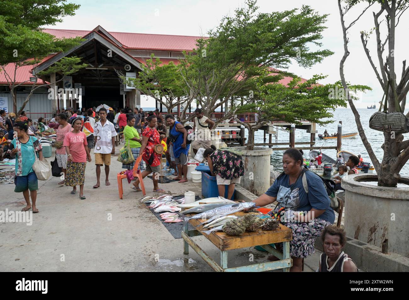 PAPUA NEW GUINEA, Port Moresby, Koki fish market / PAPUA NEUGUINEA ...