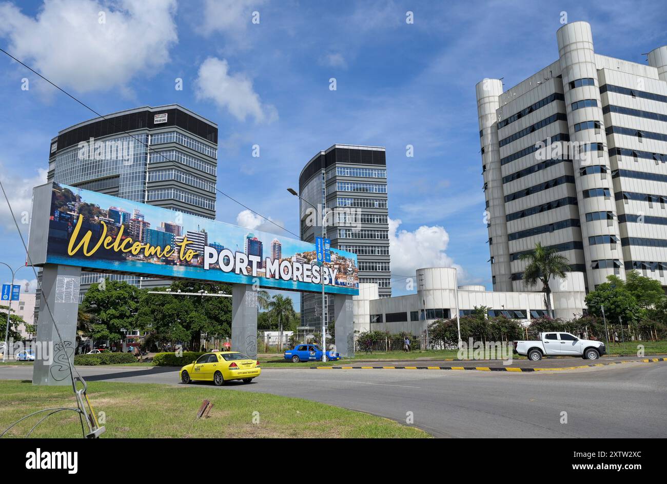 Welcome port moresby capital city hi-res stock photography and images ...