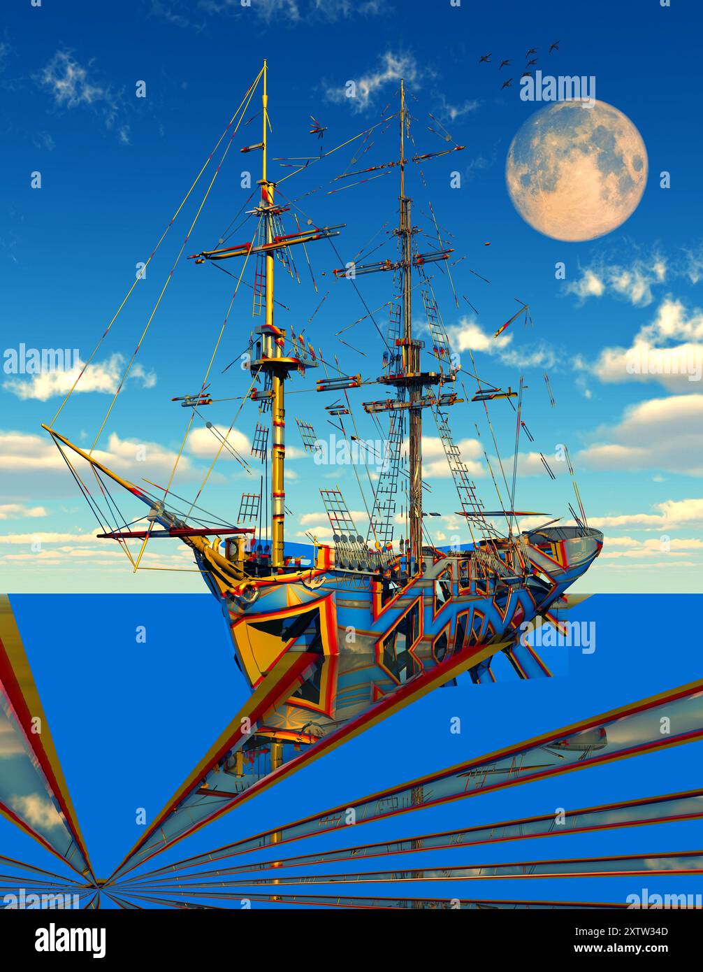 Sailing merchant brig hi-res stock photography and images - Alamy