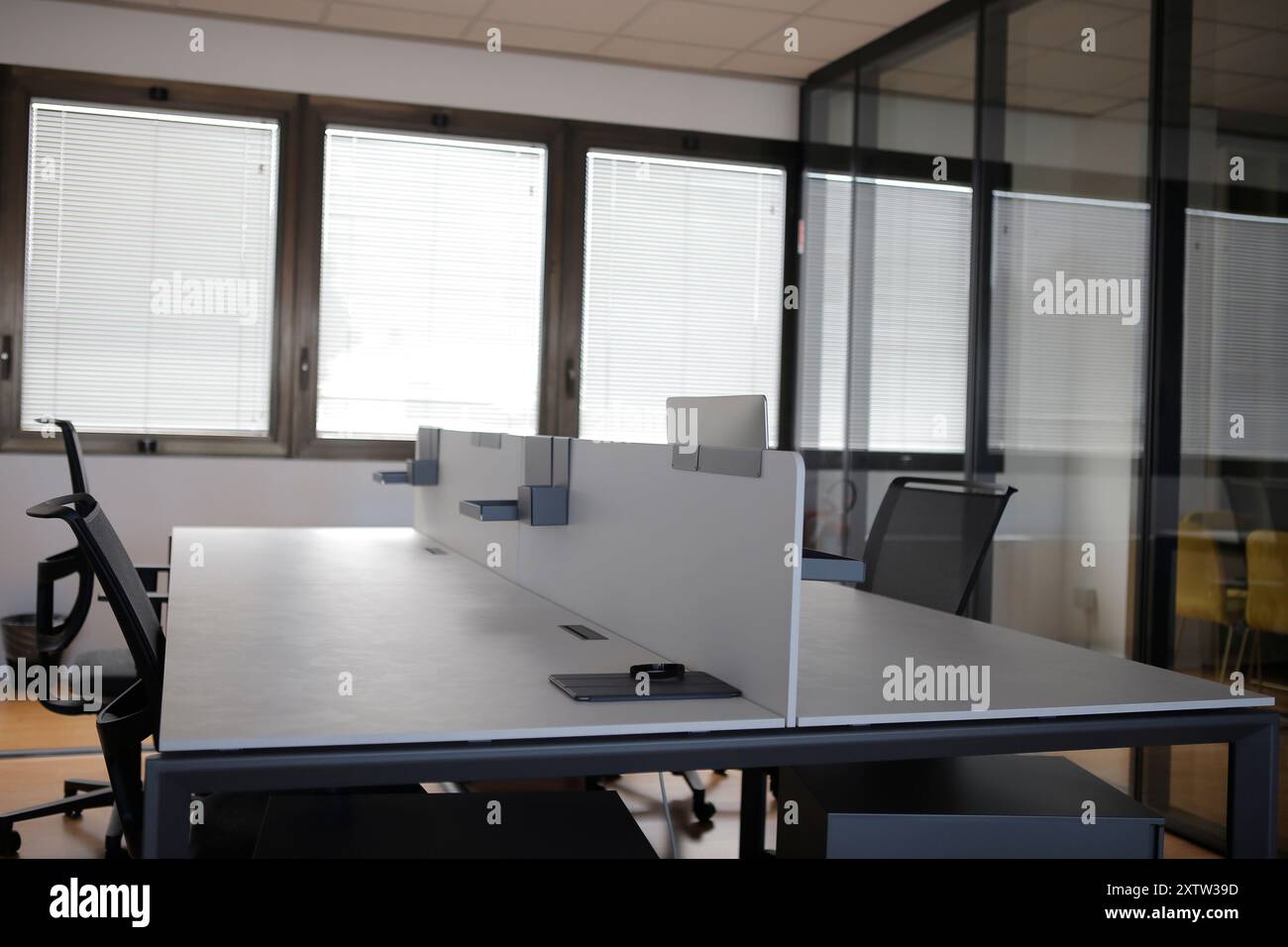 Office is empty during summer holidays Stock Photo - Alamy