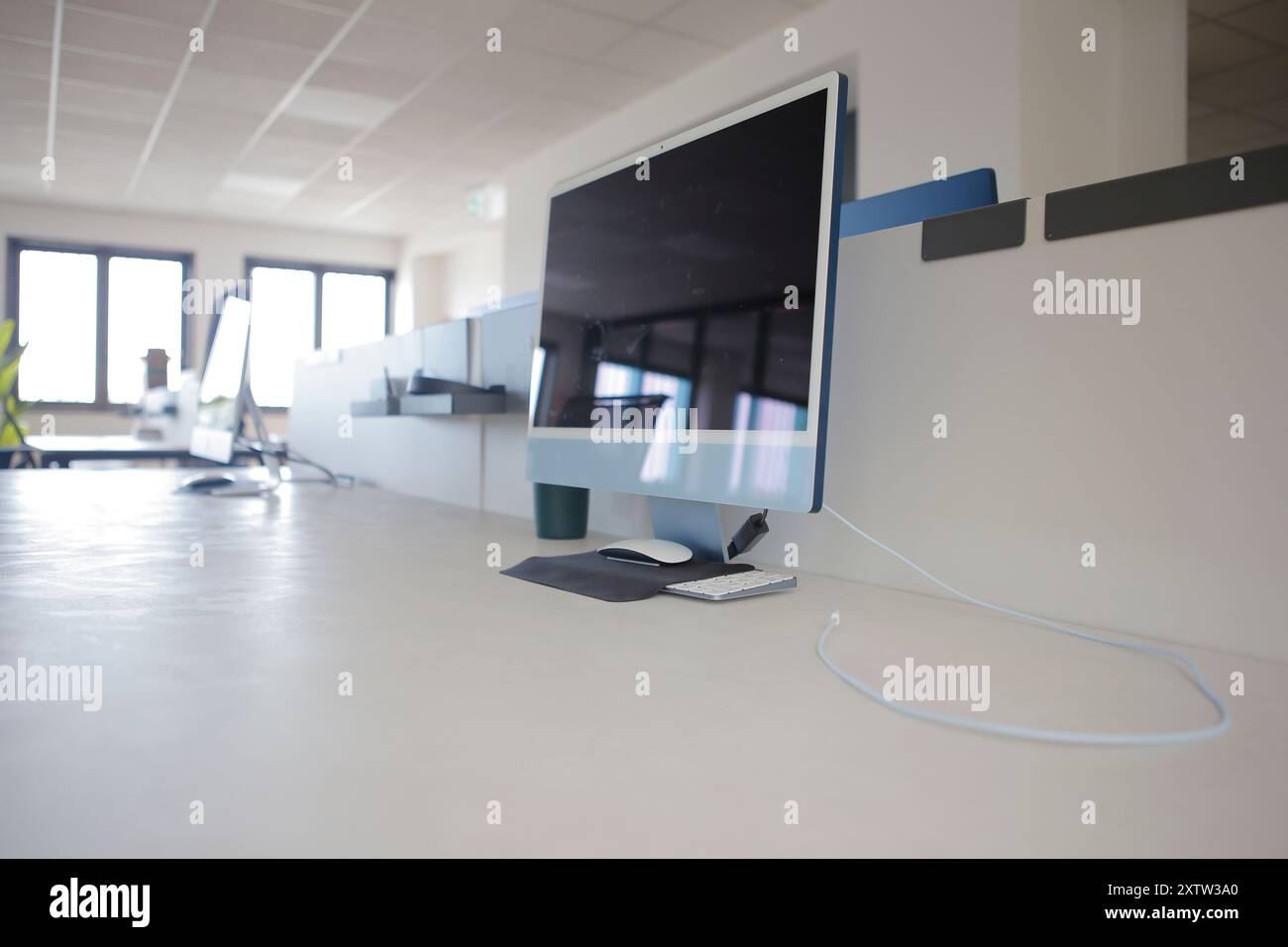 Office is empty during summer holidays Stock Photo - Alamy