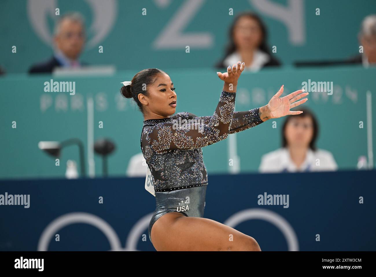 PARIS, FRANCE-28 July 2024: Jordan Chiles of USA during the Artistic ...