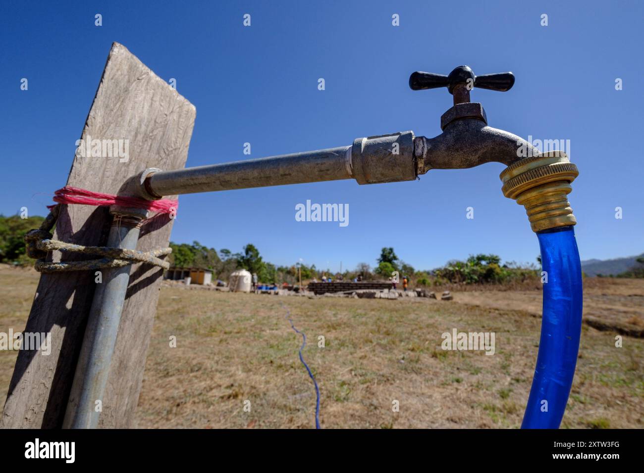 Water tap, San Bartolomé Jocotenango, municipality of the department of ...