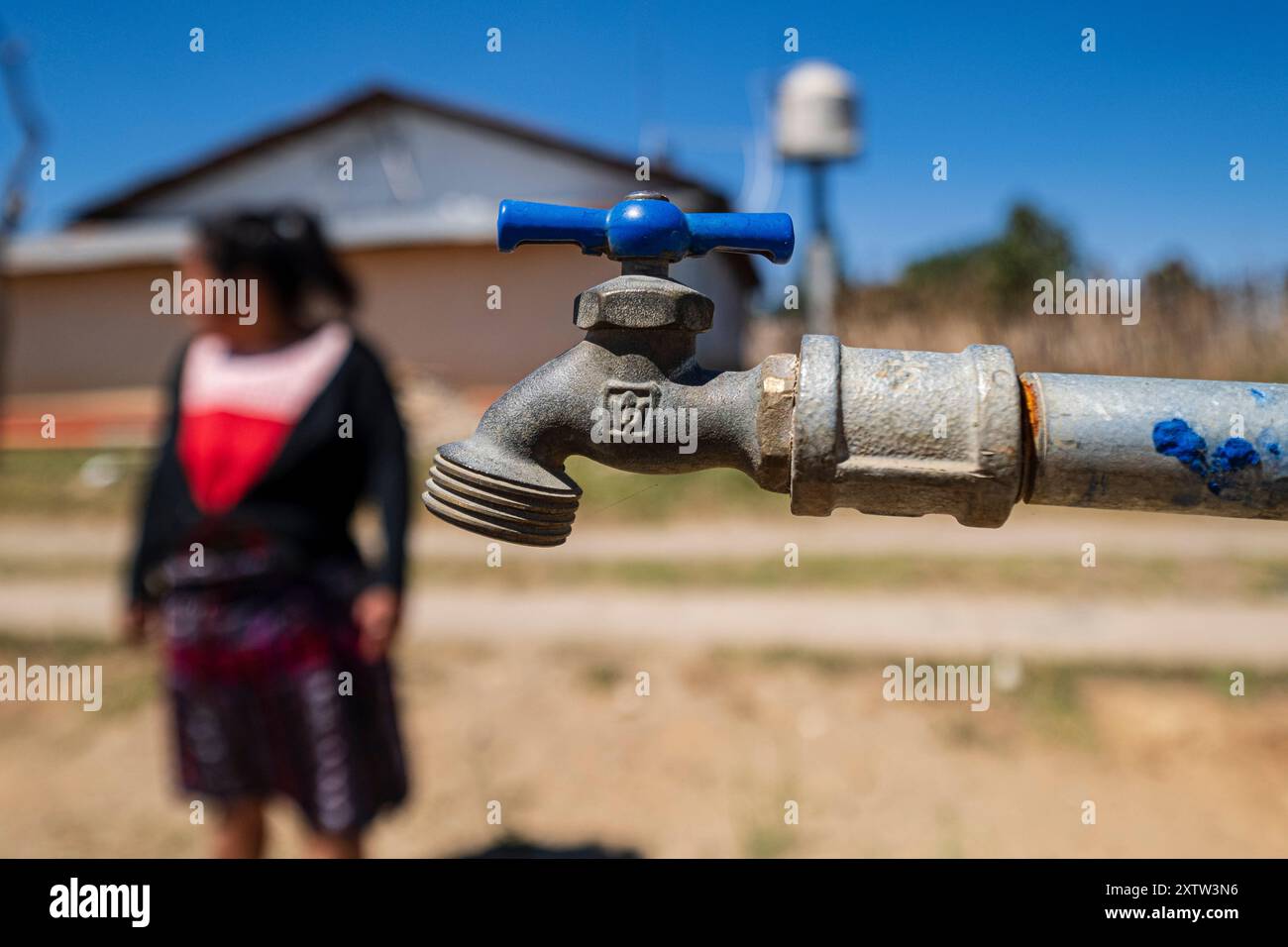 Drinking water tap, microcredit funded project, Yacón, San Sebastián ...