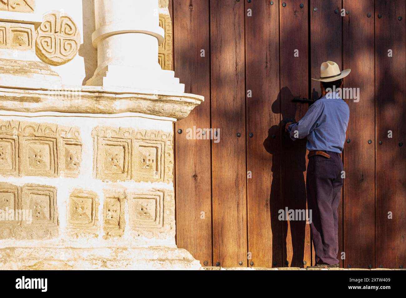 Colonial Catholic Church, San Bartolomé Jocotenango, municipality of ...