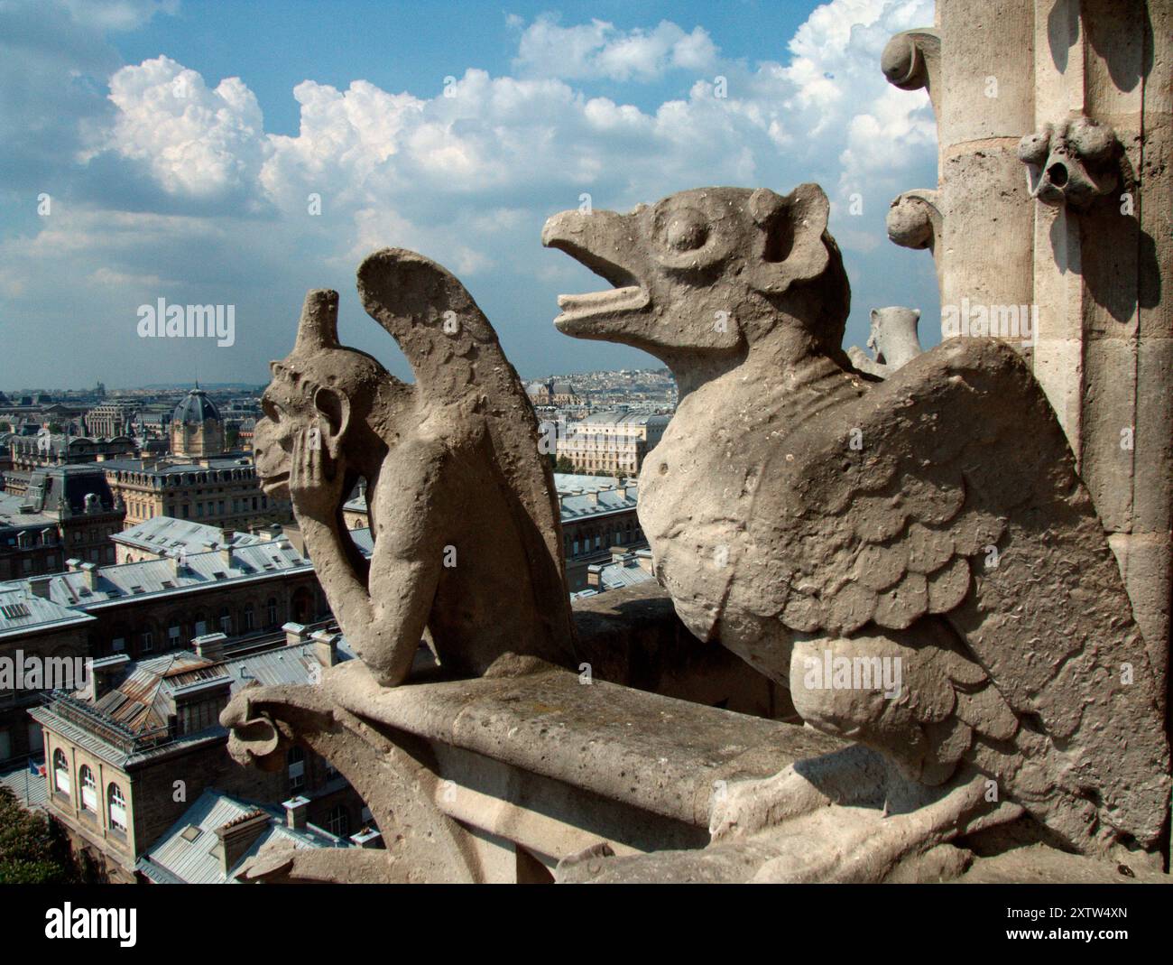 North tower. Notre Dame de Paris Cathedral. Consideres as one of the ...