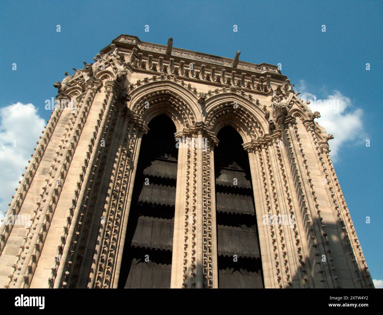 North tower. Notre Dame de Paris Cathedral. Consideres as one of the ...