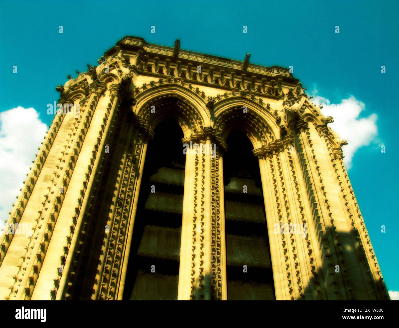 North tower. Notre Dame de Paris Cathedral. Consideres as one of the ...