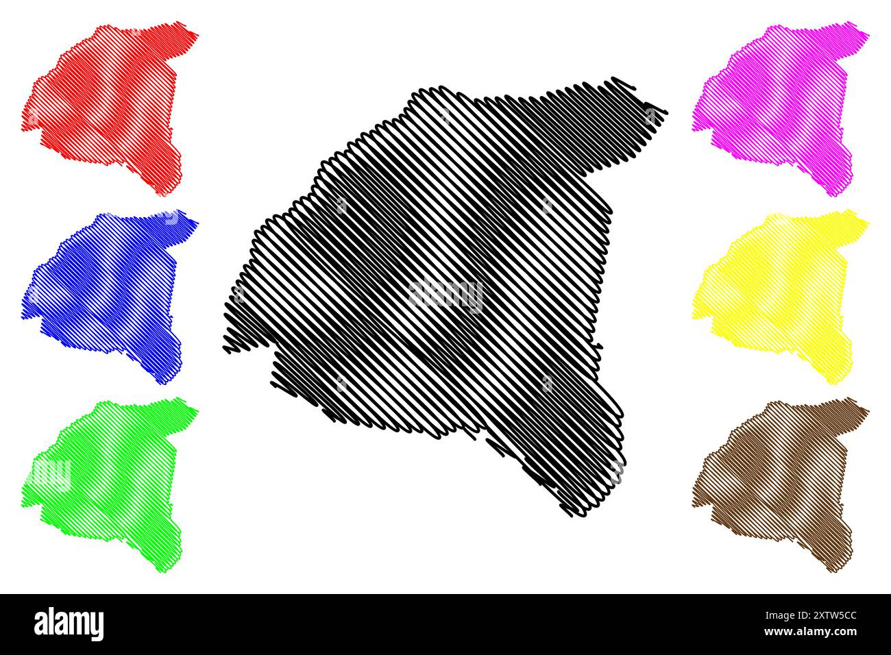 Moree plains outline map Cut Out Stock Images & Pictures - Alamy