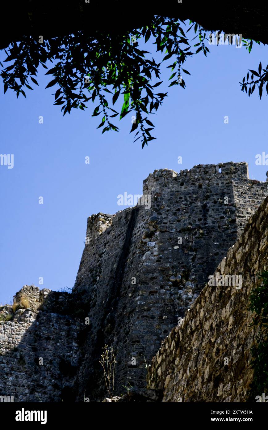 Parts of the Patras Castle Stock Photo - Alamy