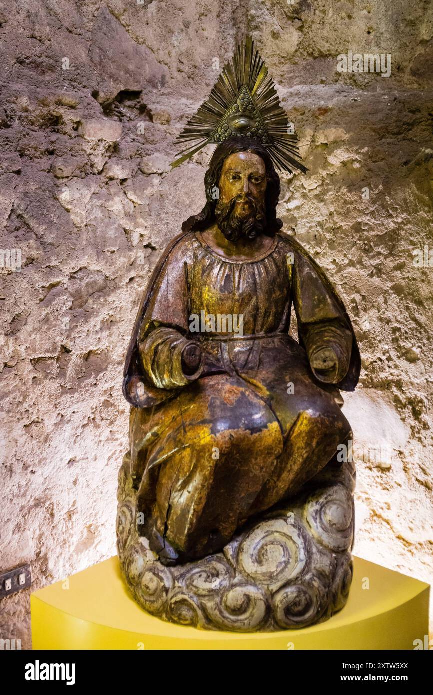 God the Father, polychrome wood carving, 16th century, former Convent ...