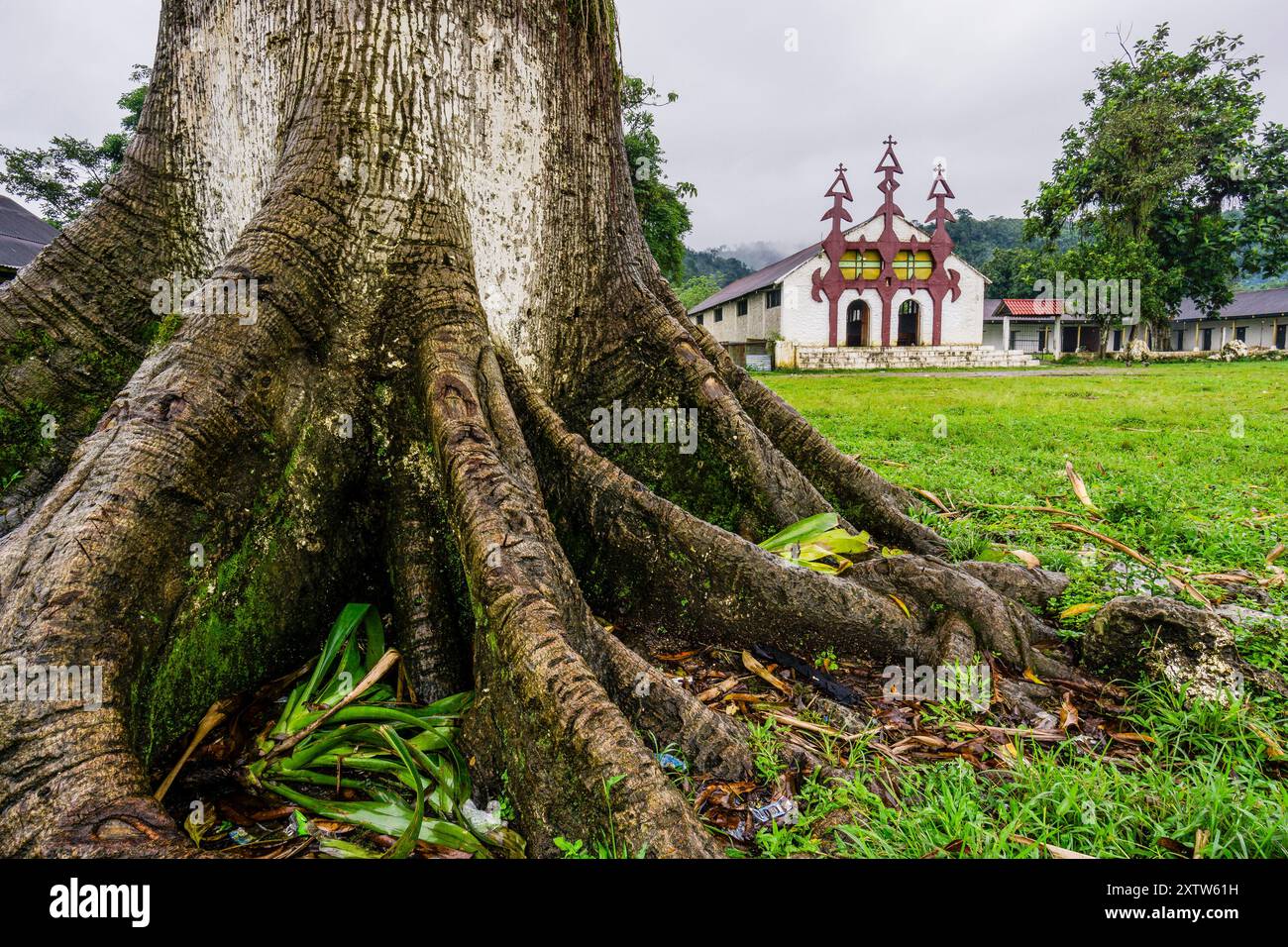 church, Lancetillo, La Parroquia, zona Reyna, Quiche, Guatemala ...