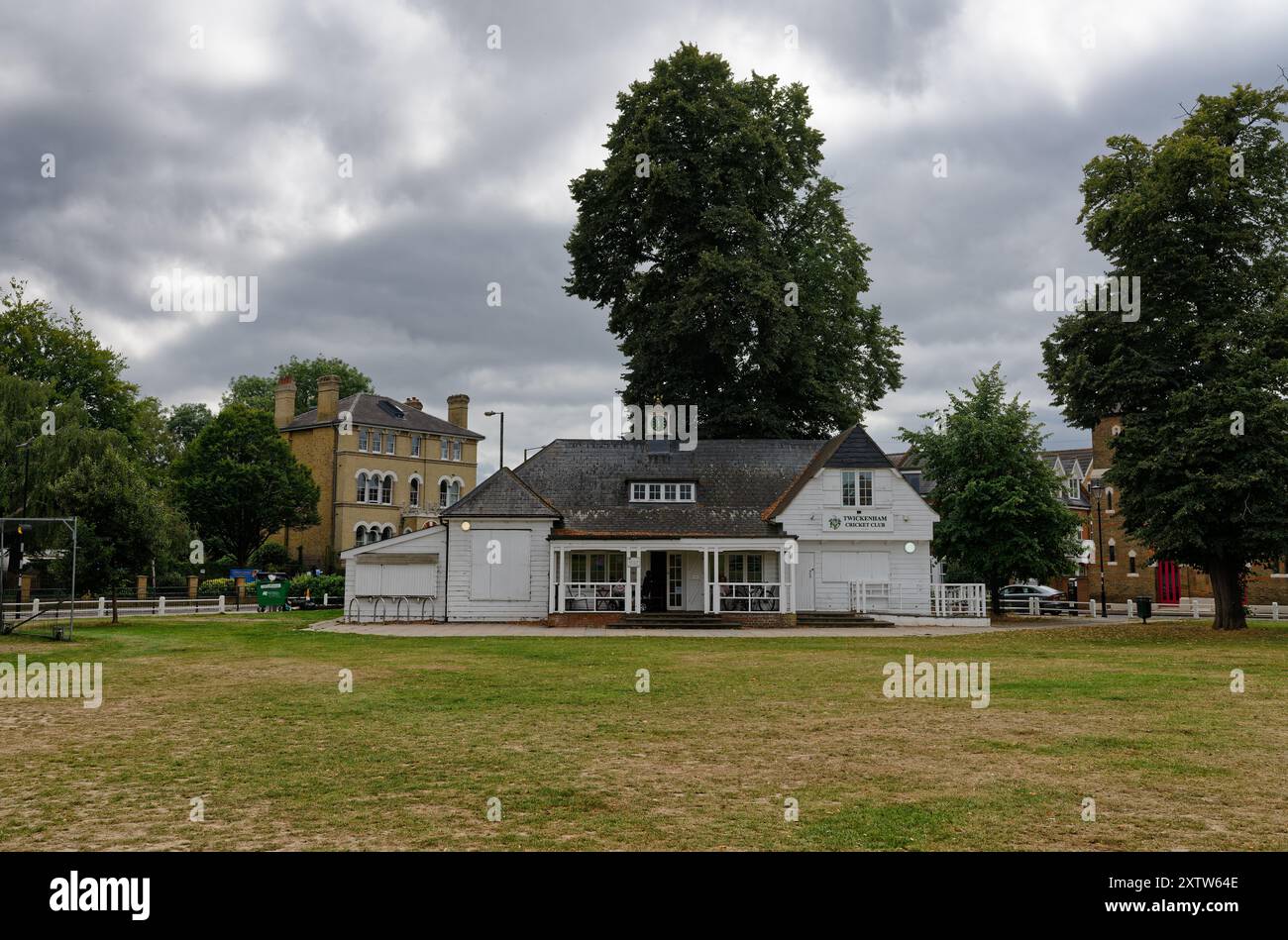The pavilion and clubhouse for Twickenham Cricket club on Twickenham ...