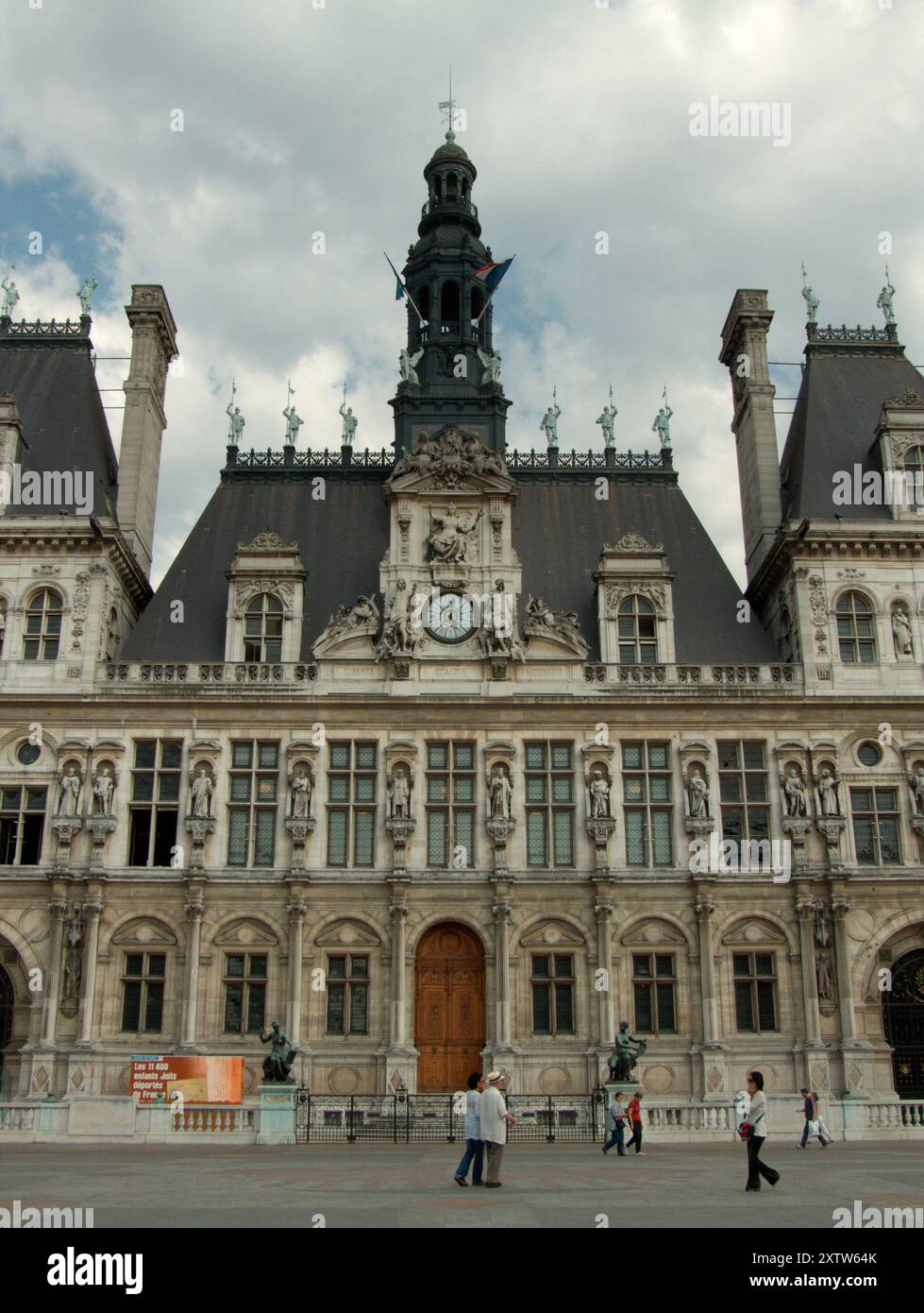 Hôtel de Ville (City Hall). The edifice was rebuilt in 1870's in its ...