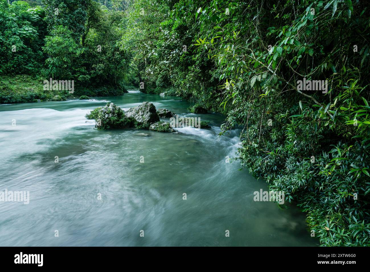 Cuatro Chorros River, Lancetillo, La Parroquia, Reyna area, Quiche ...