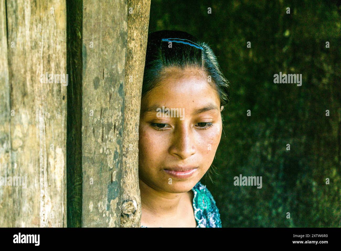 Quiché woman, Sanuch village, Lancetillo, La Parroquia, Reyna area ...