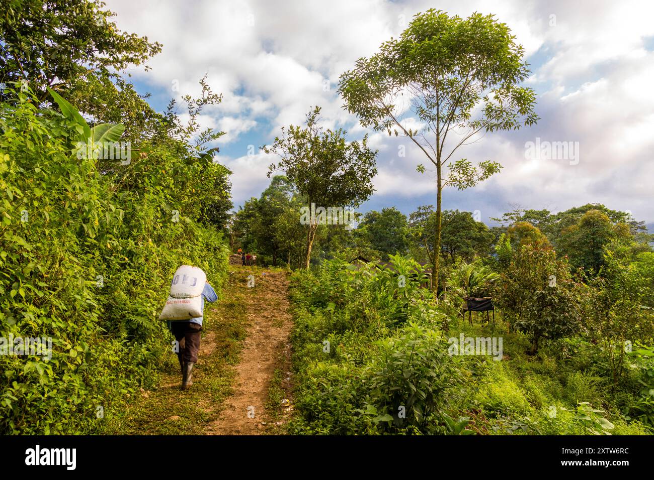 Sanuch village, Lancetillo, La Parroquia, Reyna area, Quiche, Guatemala ...