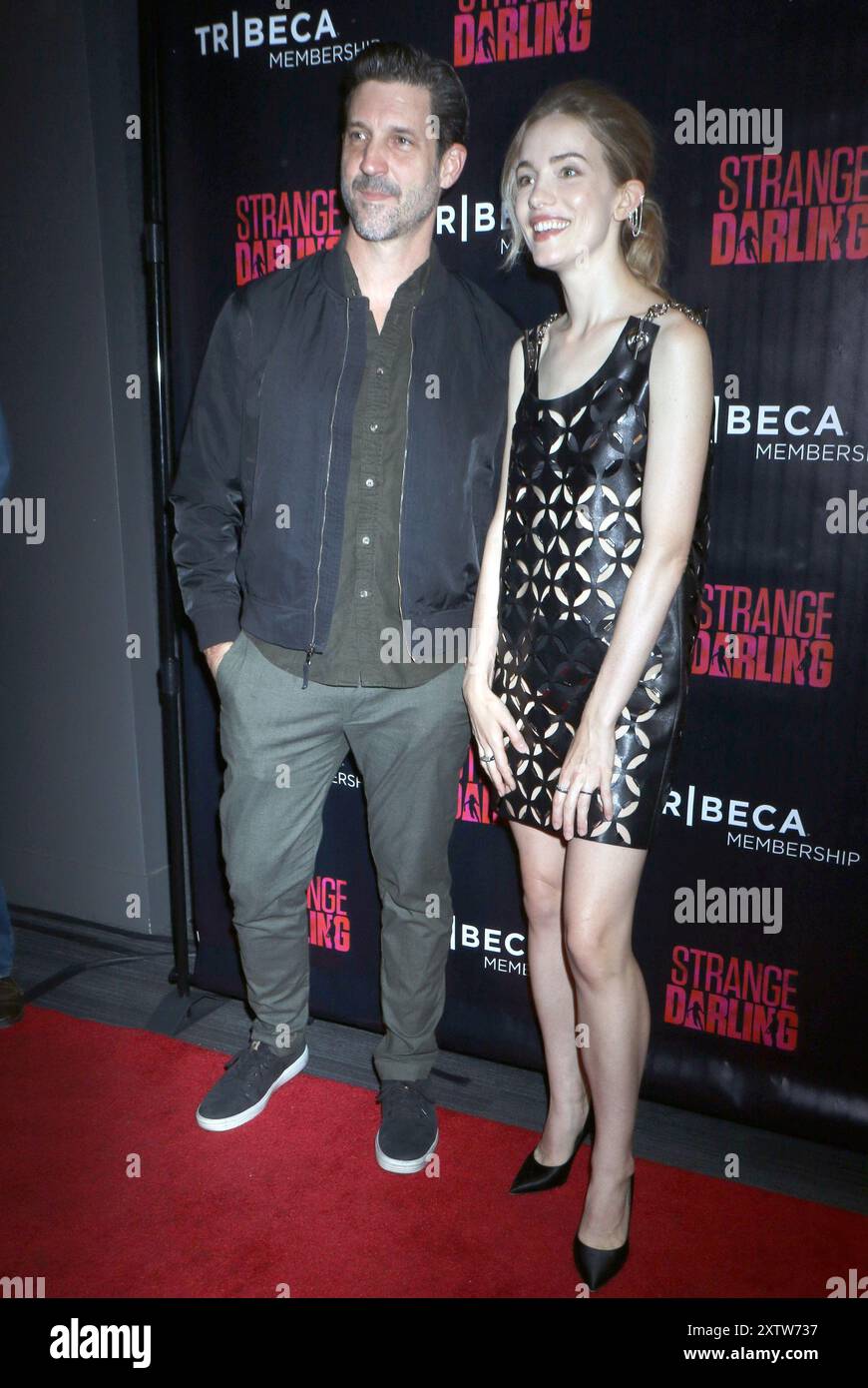 New York, NY, USA. 15th Aug, 2024. JT Mollner and Willa Fitzgerald at ...