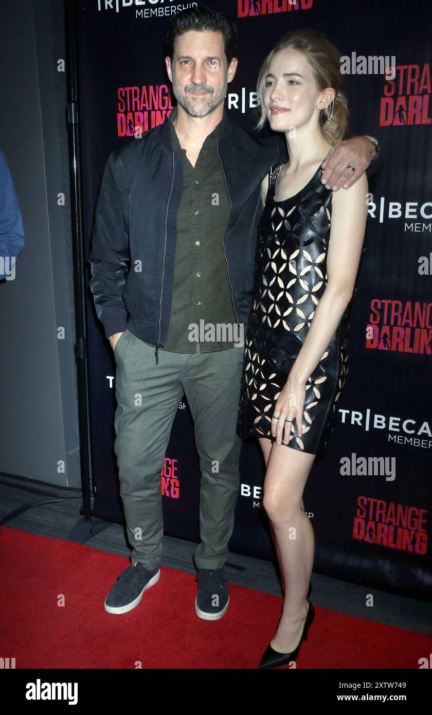 New York, NY, USA. 15th Aug, 2024. JT Mollner and Willa Fitzgerald at ...