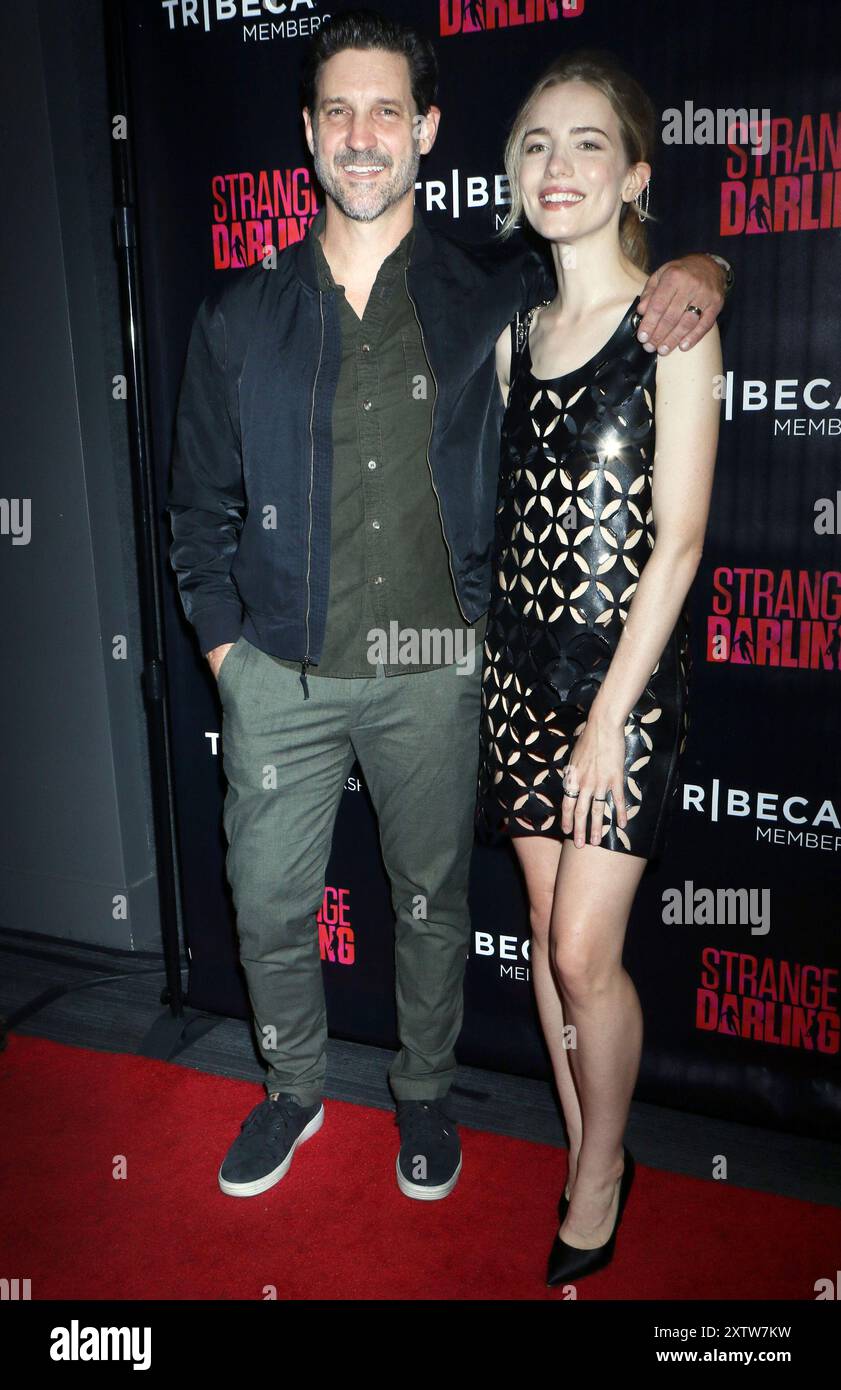 New York, NY, USA. 15th Aug, 2024. JT Mollner and Willa Fitzgerald at ...
