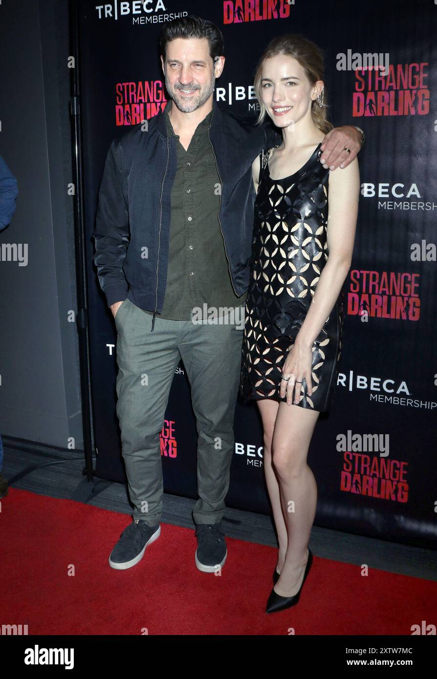 New York, NY, USA. 15th Aug, 2024. JT Mollner and Willa Fitzgerald at ...