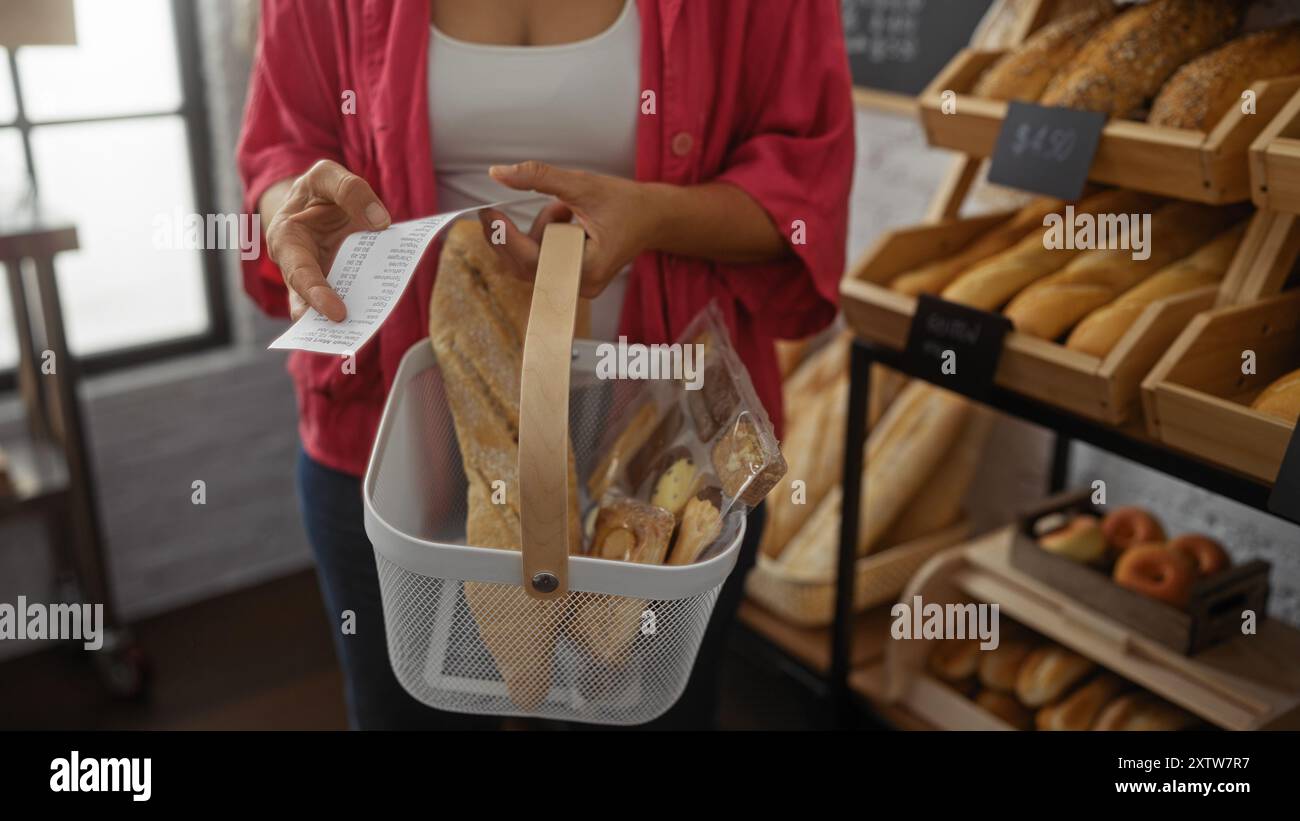 Grocery receipt in hands hi-res stock photography and images - Alamy